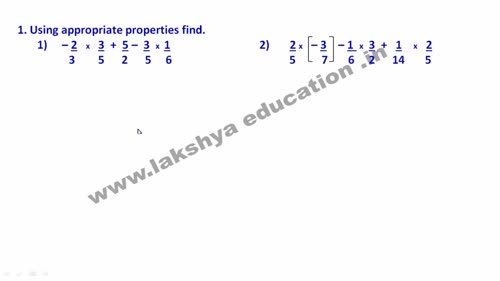 Class 8 Maths Rational Numbers Chapter 1.1 Part 1 Video Tutorial